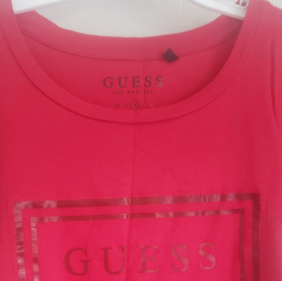 Guess | Tops | Womens Red T Shirt | Poshmark